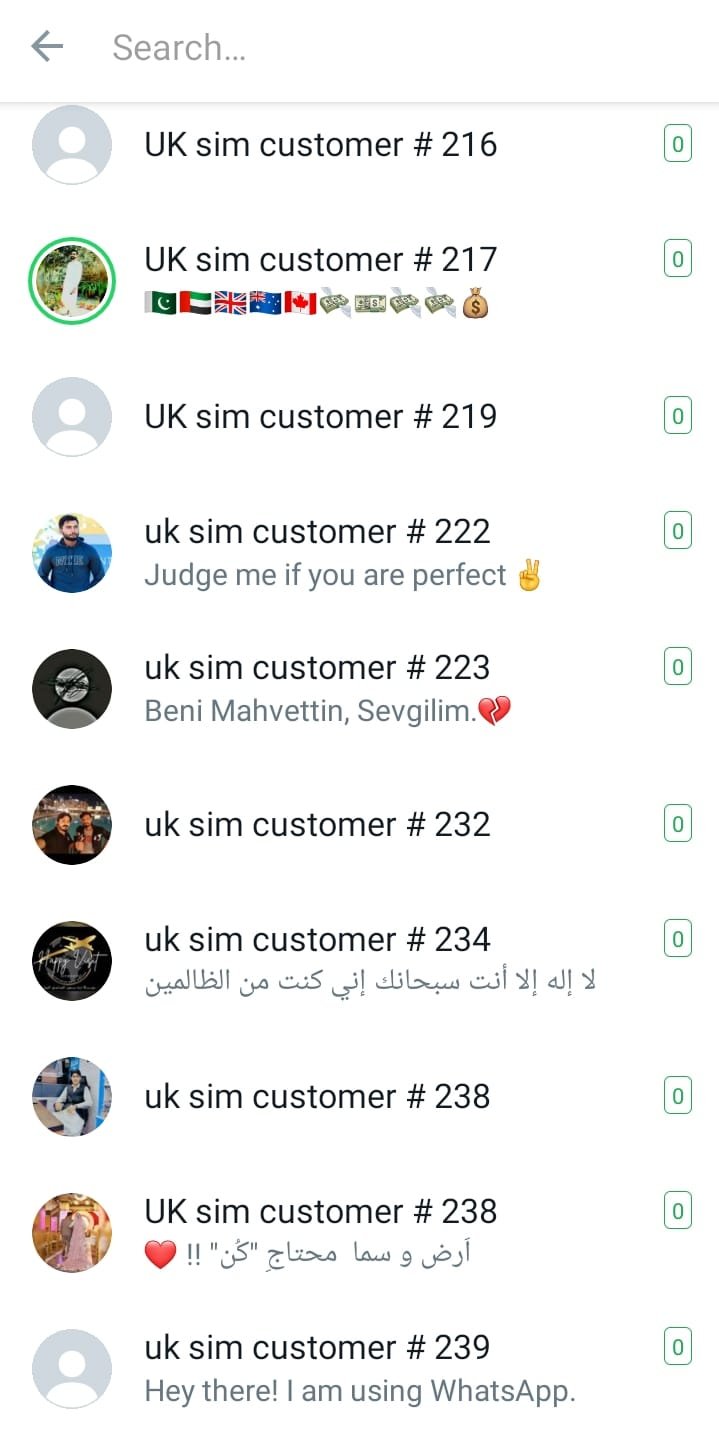 UK Sim Card Availible